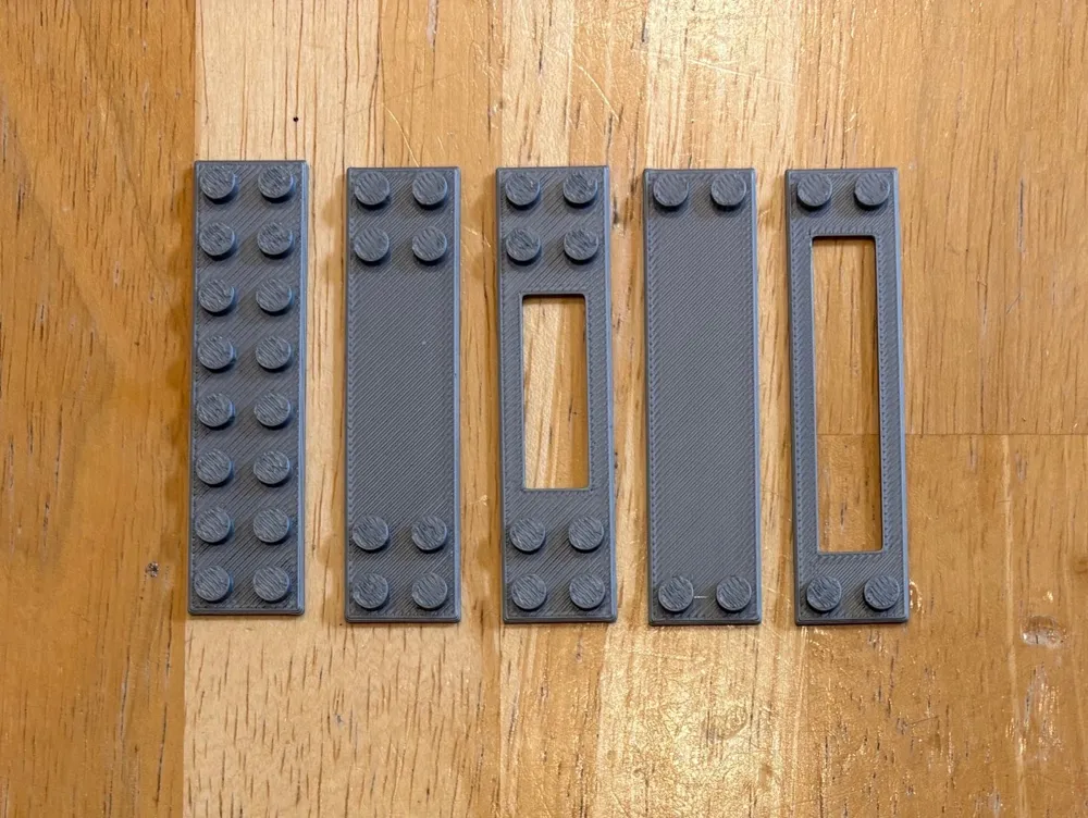 Brick Compatible 2x8 Baseplate Train Track Joiners by Fun&Functional ...