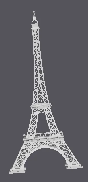 Basic Eiffel Tower by jacksonmmaynard - MakerWorld