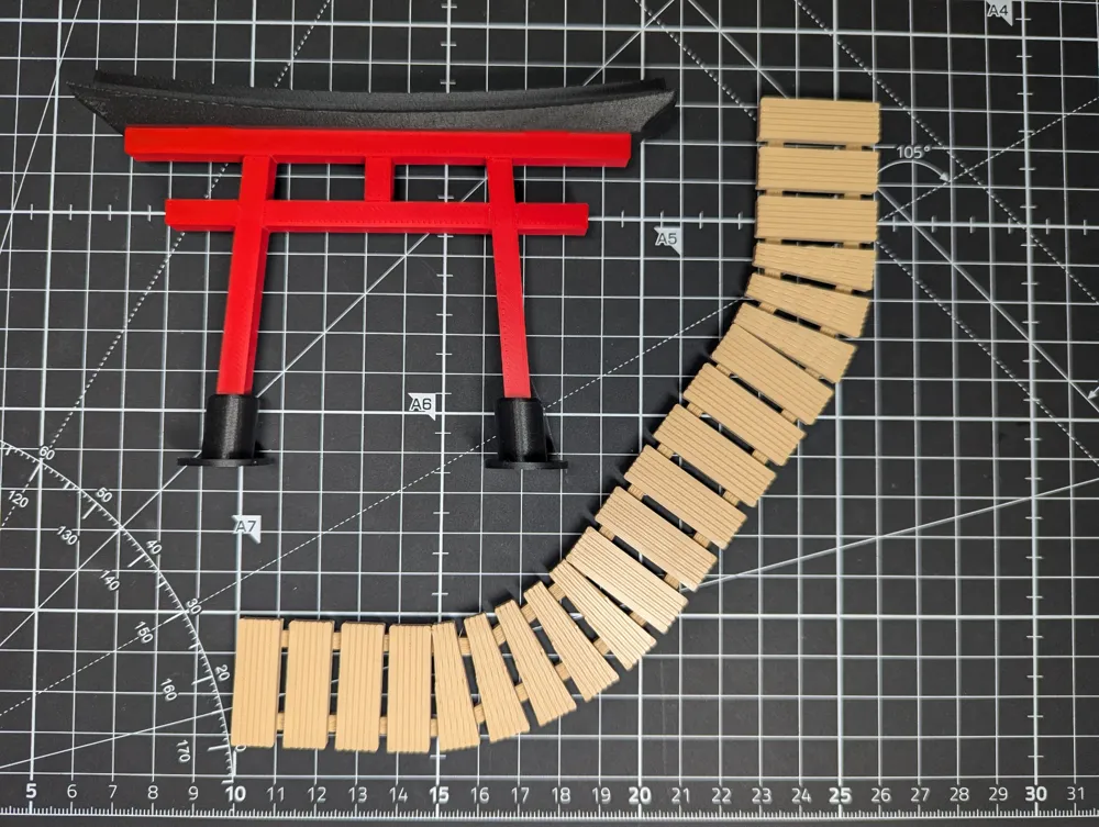 Japanese Torii path by GINMA MakerWorld: Download Free 3D Models