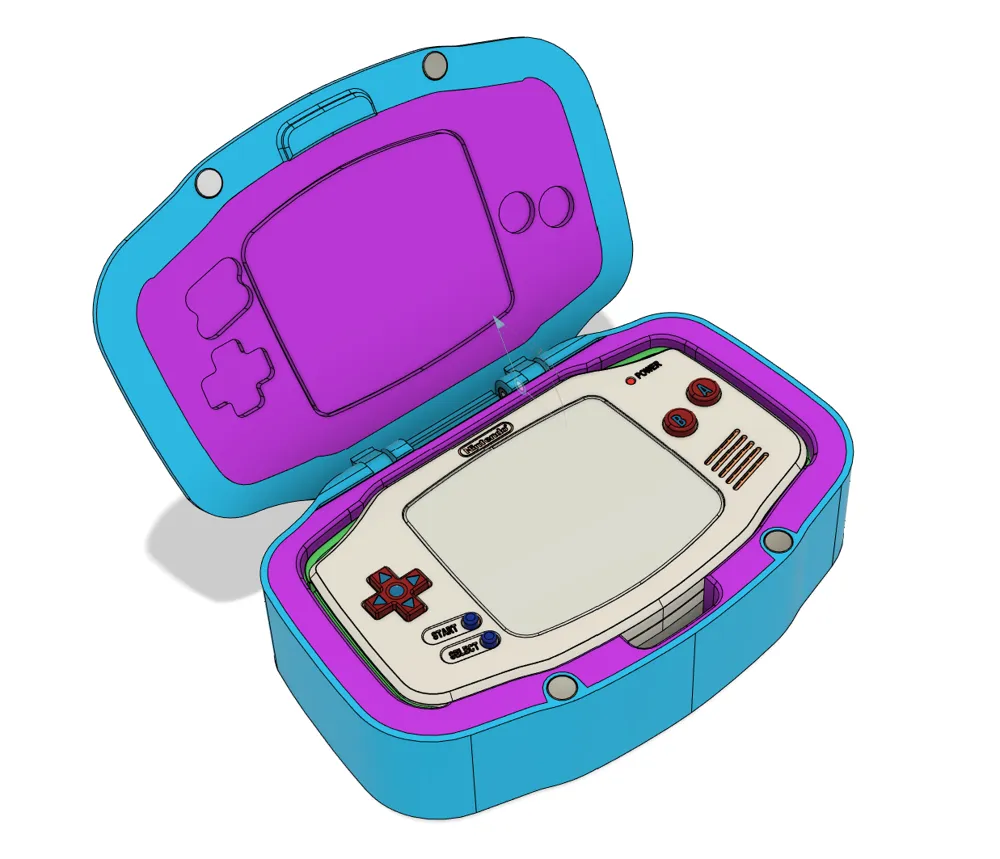 Gameboy Advance Case by r0adkll - MakerWorld