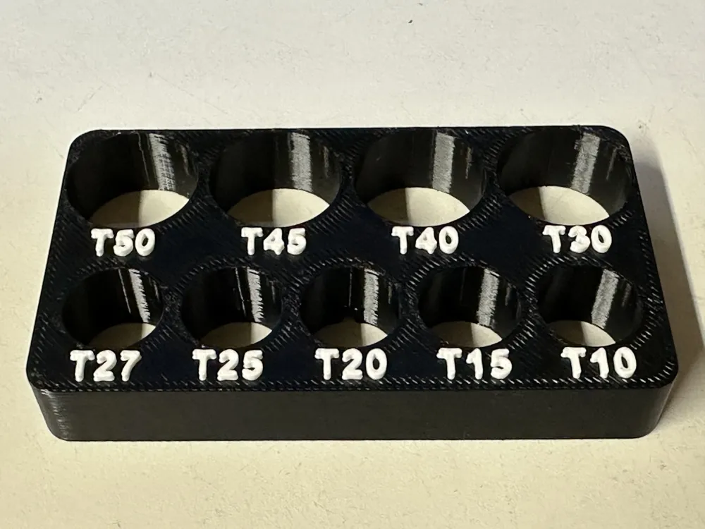 9 pc Star Point Socket Set Organizer - Free 3D Print Model - MakerWorld