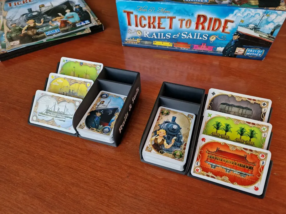 Ticket To Ride | Rails and Sails Card Holder by PrivateMiku MakerWorld ...