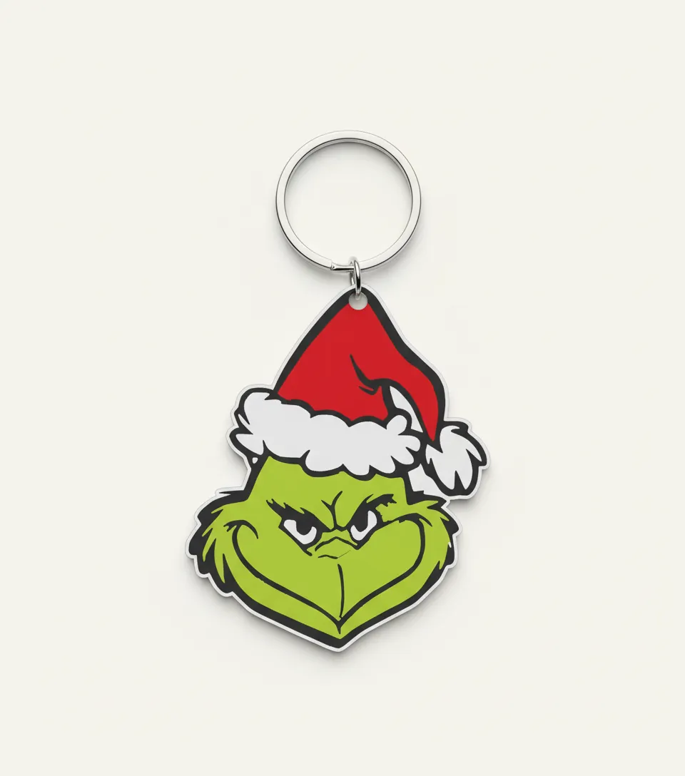 Grinch Christmas Keychain – Multicolor 3D Print by QC05 MakerWorld ...