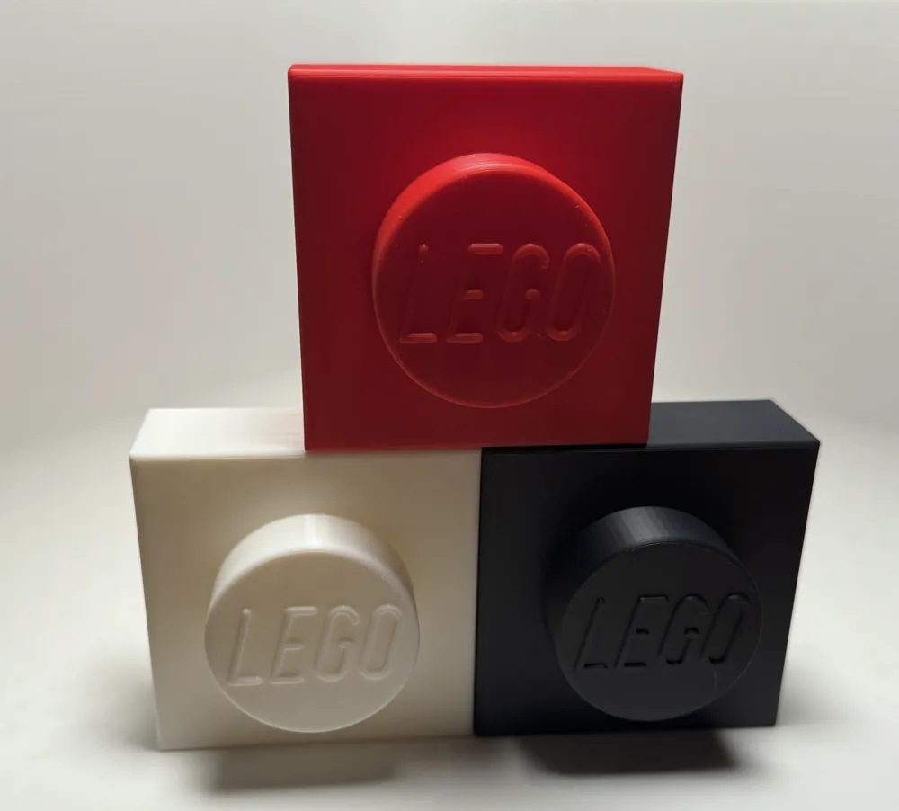 Giant Brick 1x1 Square Plate (10:1 Scale) by AaronMan2 - MakerWorld