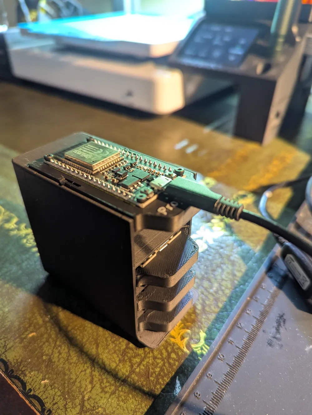 ESP-32 Gridfinity Storage Rack - Free 3D Print Model - MakerWorld