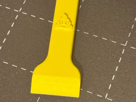Emoji Poop Bed Scraper Remixed by 3D_Gauntlett MakerWorld: Download ...