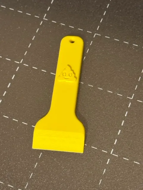 Emoji Poop Bed Scraper Remixed by 3D_Gauntlett MakerWorld: Download ...