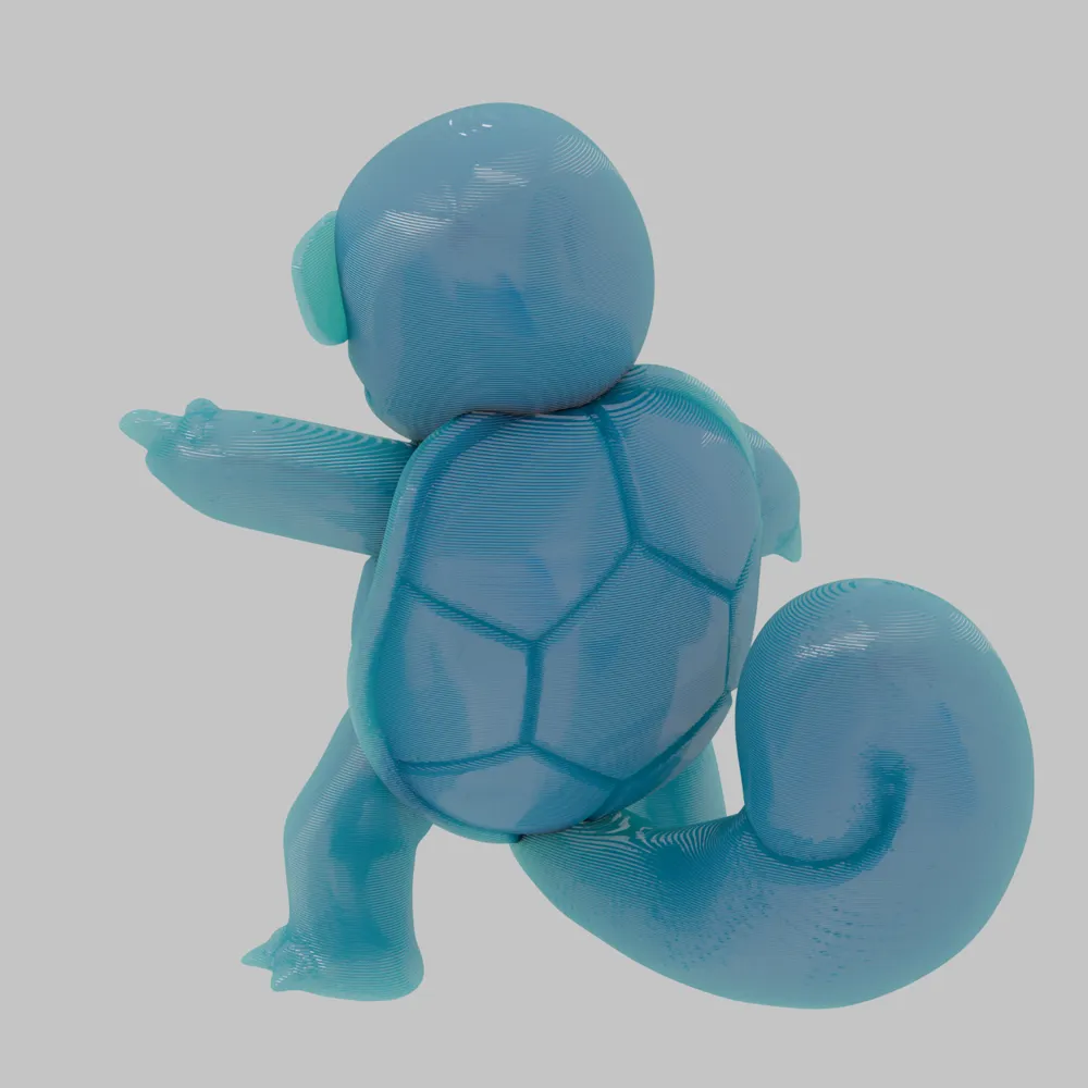 Cool Guy Squirtle by TanishqPlays - MakerWorld