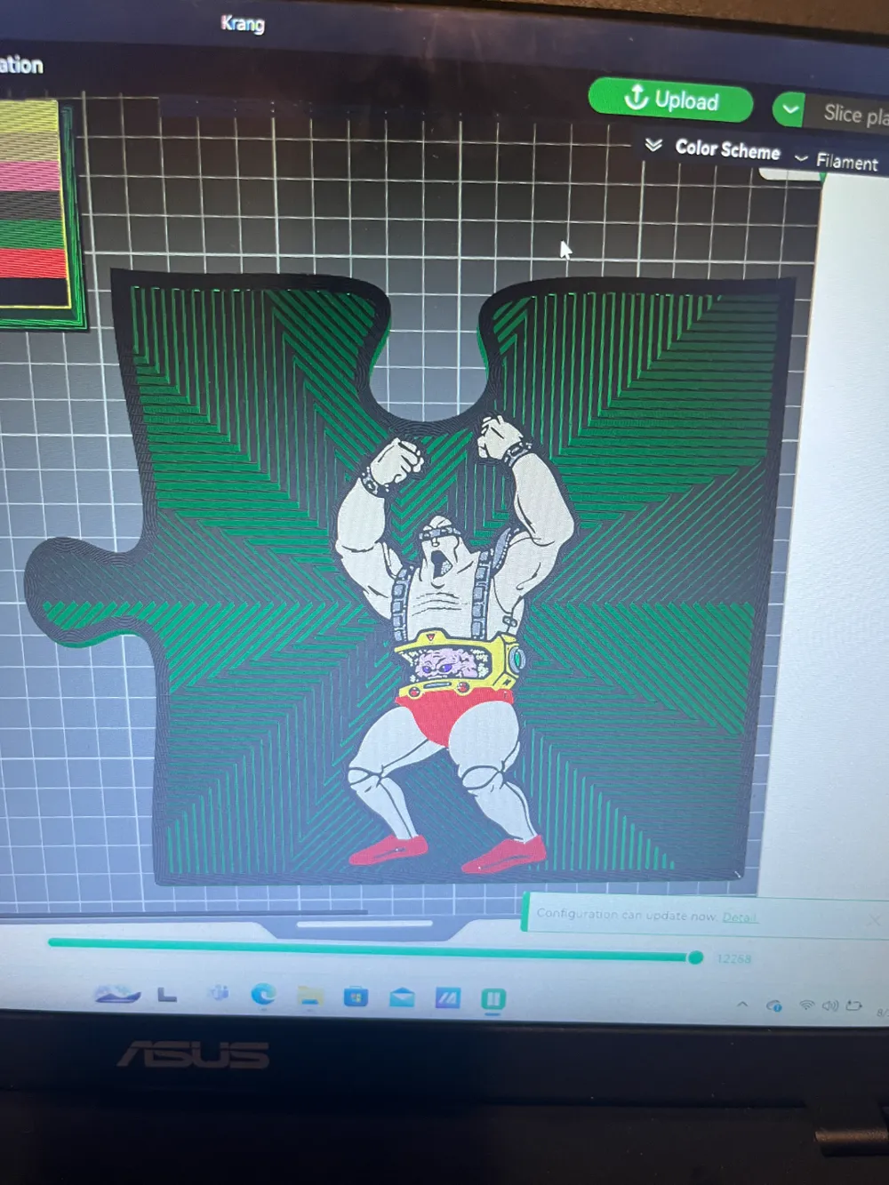 TMNT Puzzle Piece Wall Art - Free 3D Print Model - MakerWorld