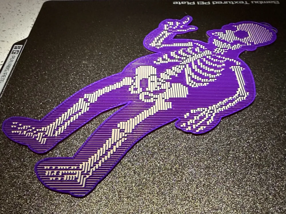 Holographic Effect Homer Simpson Skeleton by Hologram Guru - MakerWorld