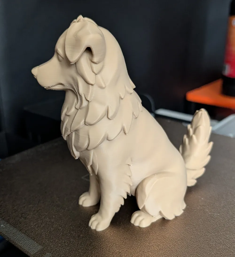 Australian Shepherd Statue - Free 3D Print Model - MakerWorld