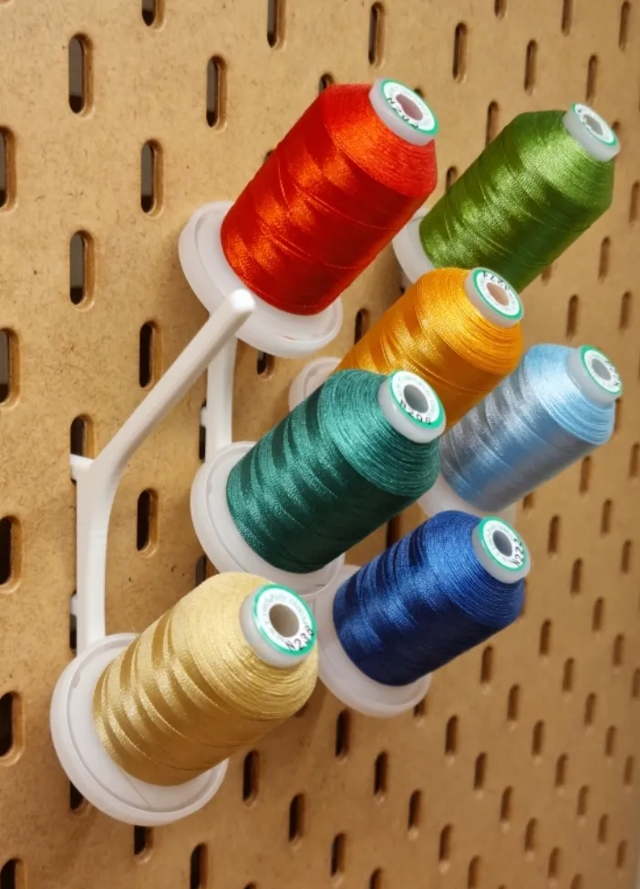 IKEA SKÅDIS Double Small Thread Spool Holder by SpruceWorks MakerWorld ...