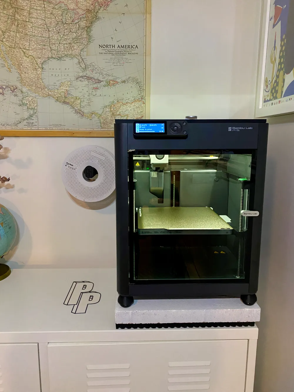 Side Spool Holder - for printer against the wall ( tight space) - For ...