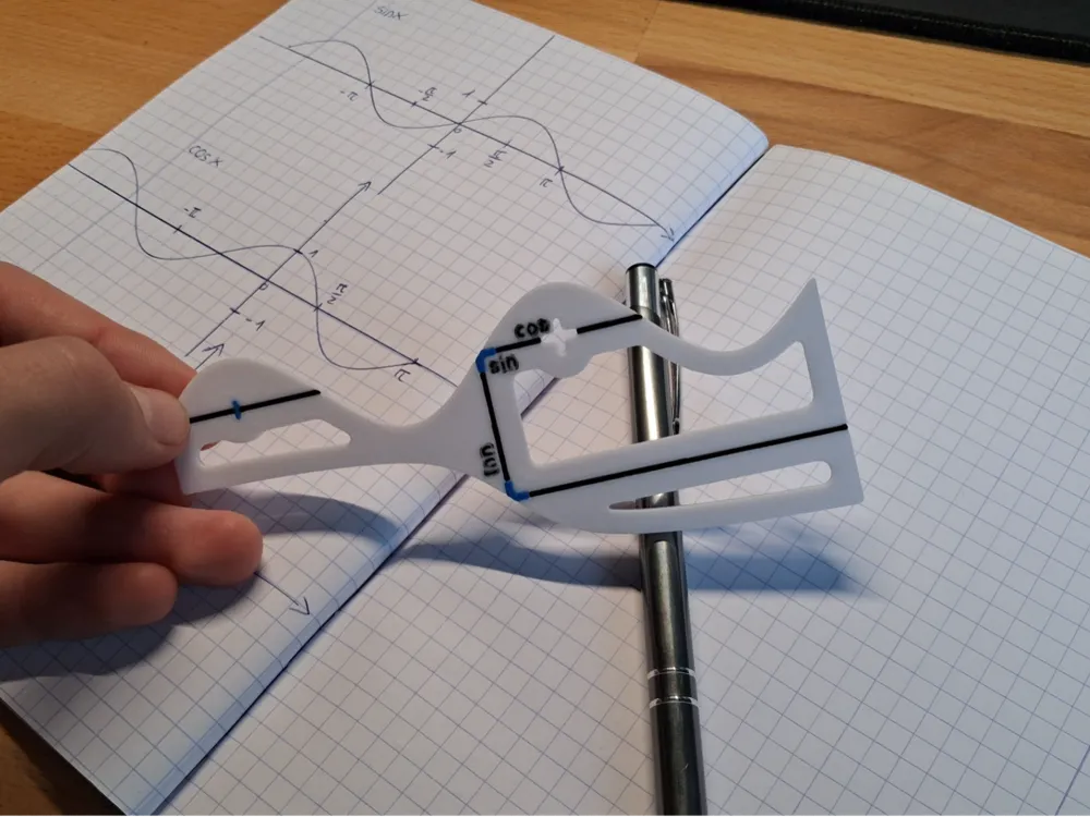 Trigonometric stencil by pawelmajka - MakerWorld