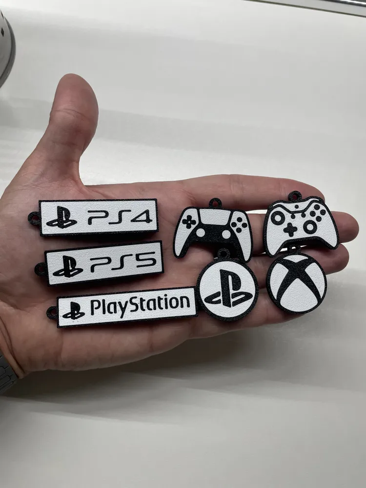 Sony PlayStation PS logo keychain by DAMA_Lab MakerWorld: Download Free ...