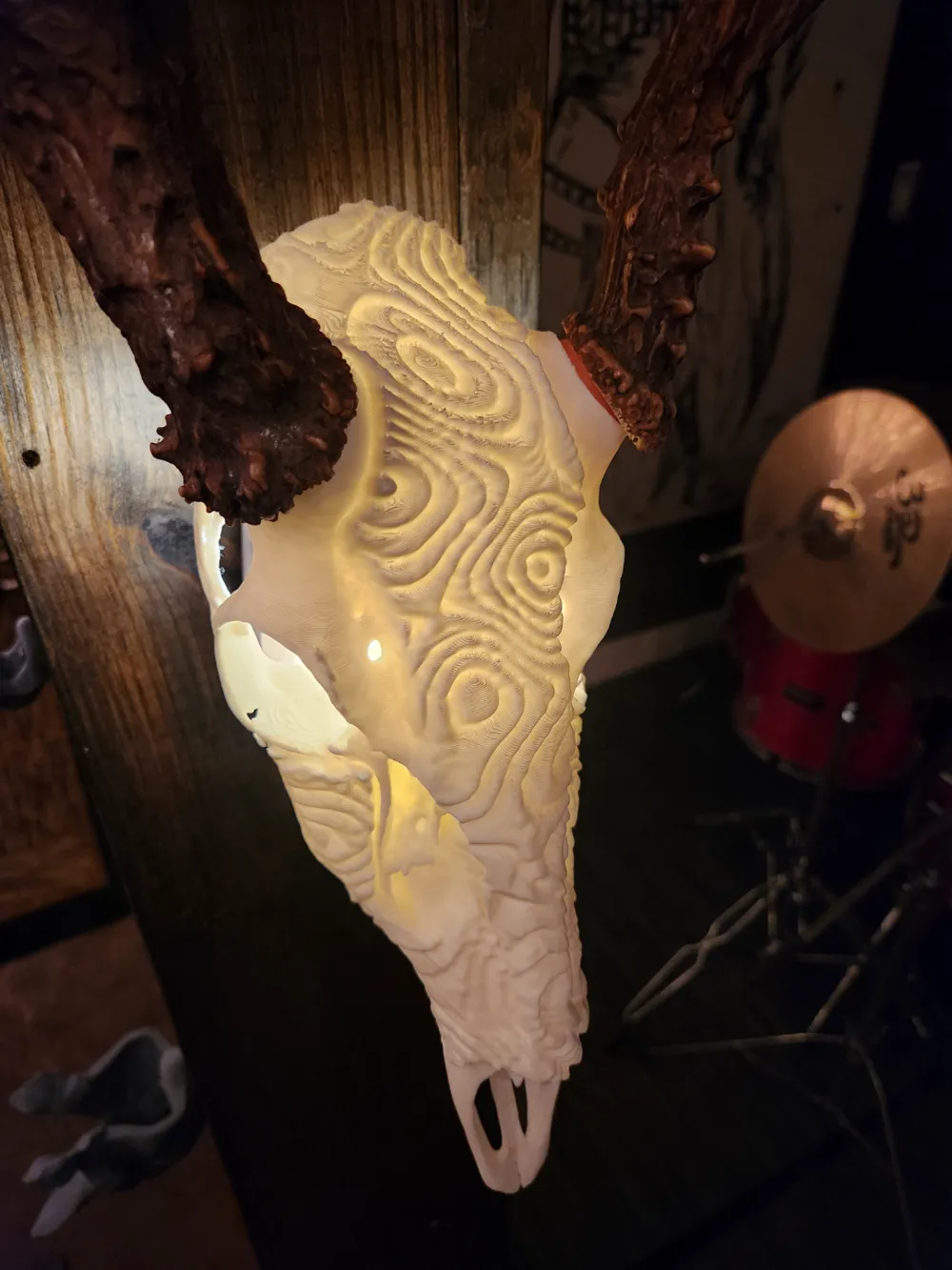 "Damascus" Deer Antler Mount by DTM247MakerWorld: Download Free 3D Models