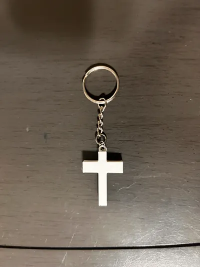 Cross Keychain by Th3_Ma573r_Pr1n73r MakerWorld: Download Free 3D Models