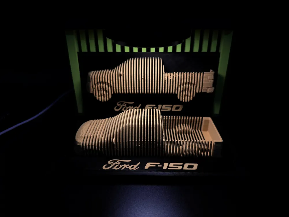 Ford F150 (2010) Pickup Truck - Layered Model! - Free 3D Print Model ...
