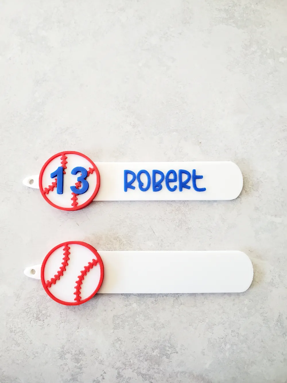 Customizable Baseball / Softball Keychain/Bag Tag - Free 3D Print Model ...