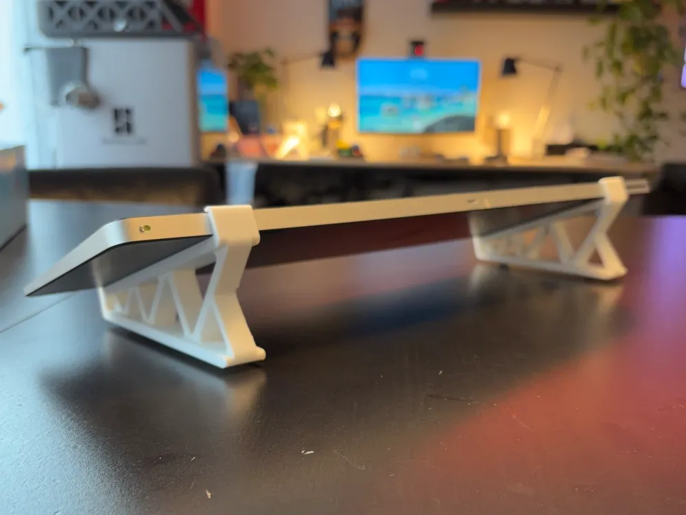 Magic Keyboard ergonomic riser - Free 3D Print Model - MakerWorld