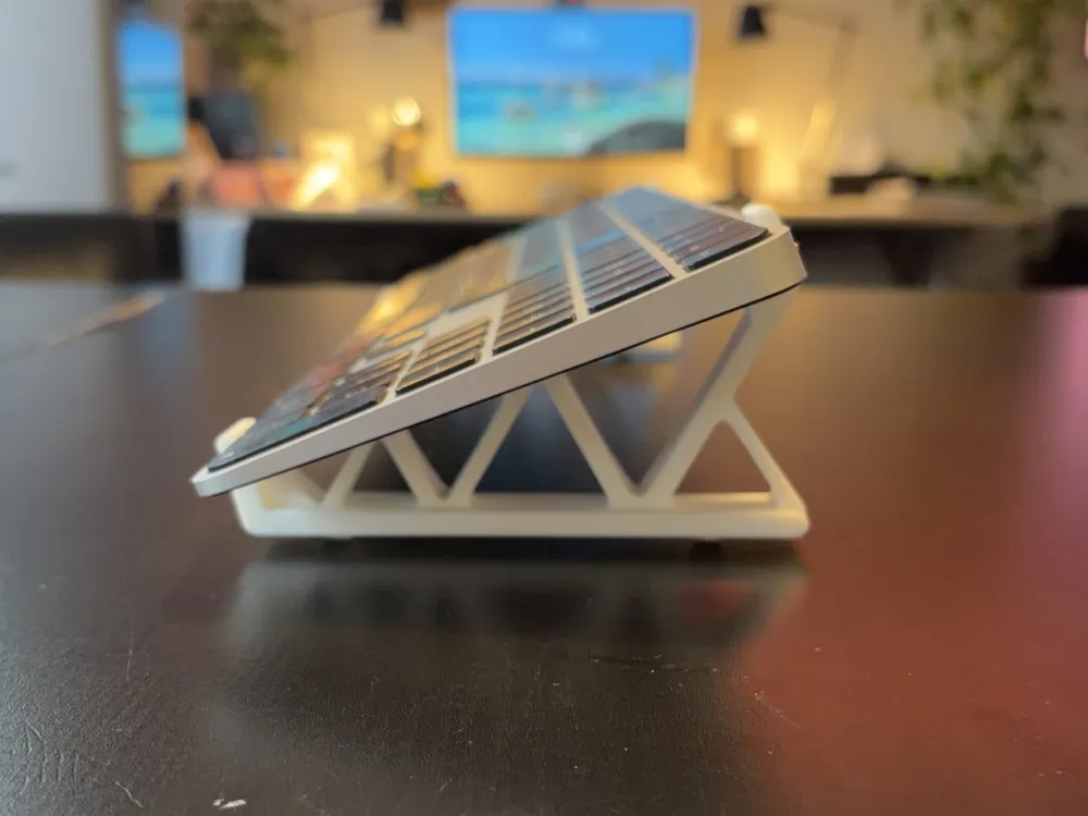 Magic Keyboard ergonomic riser - Free 3D Print Model - MakerWorld