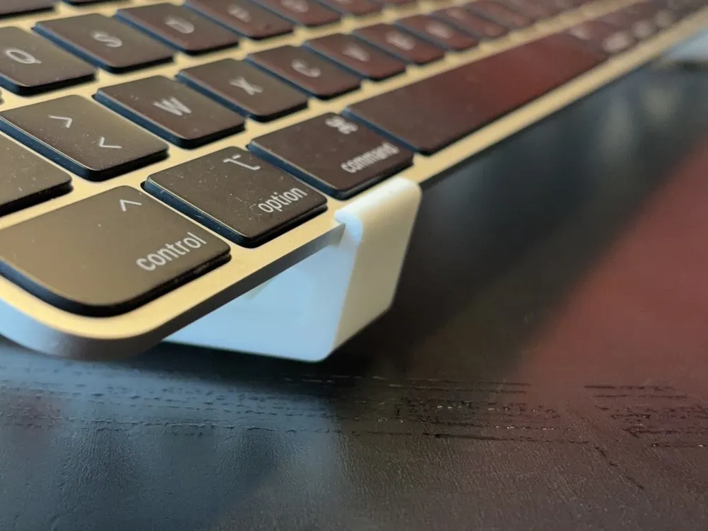 Magic Keyboard ergonomic riser - Free 3D Print Model - MakerWorld