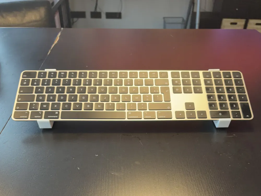 Magic Keyboard ergonomic riser - Free 3D Print Model - MakerWorld