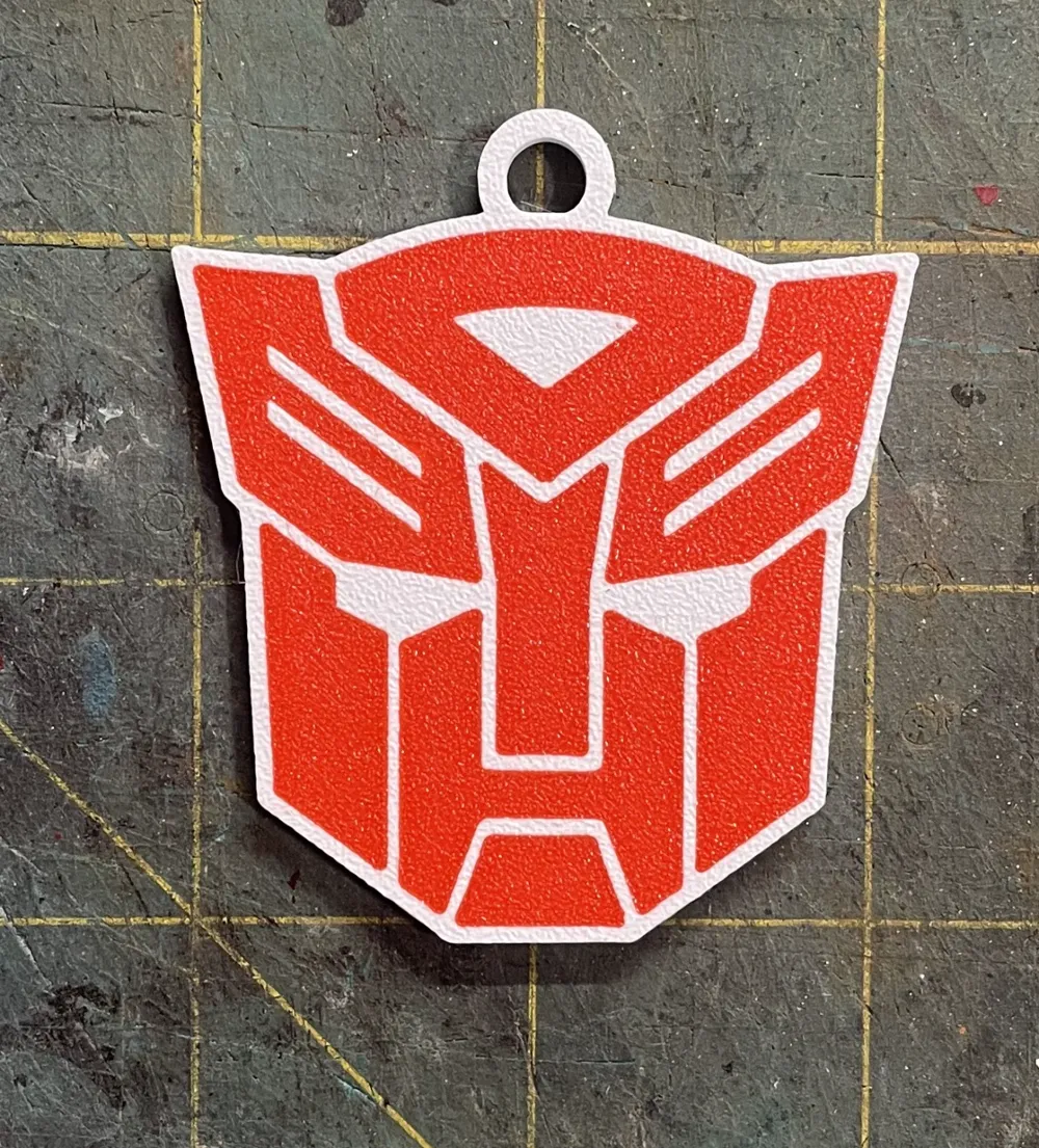 Autobot Logo Keychain by sionnachstudios - MakerWorld
