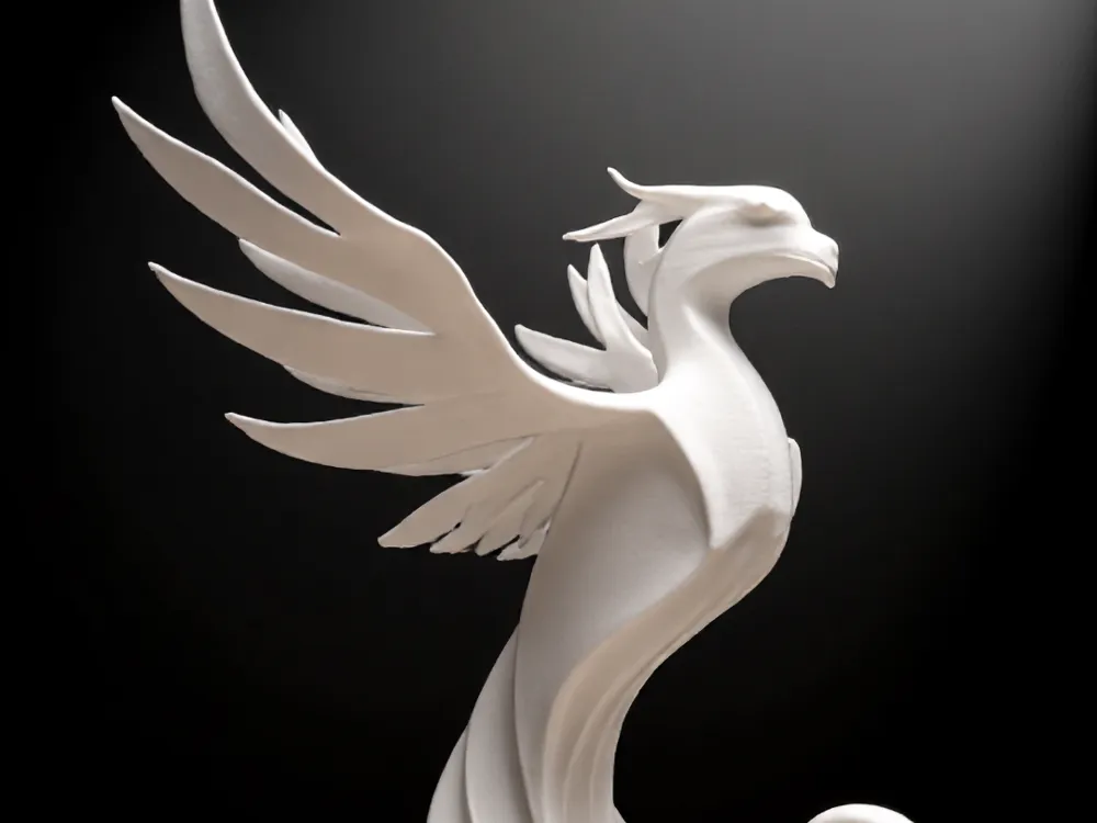 Ascendant Flame – Phoenix Sculpture by KvK Design MakerWorld: Download ...