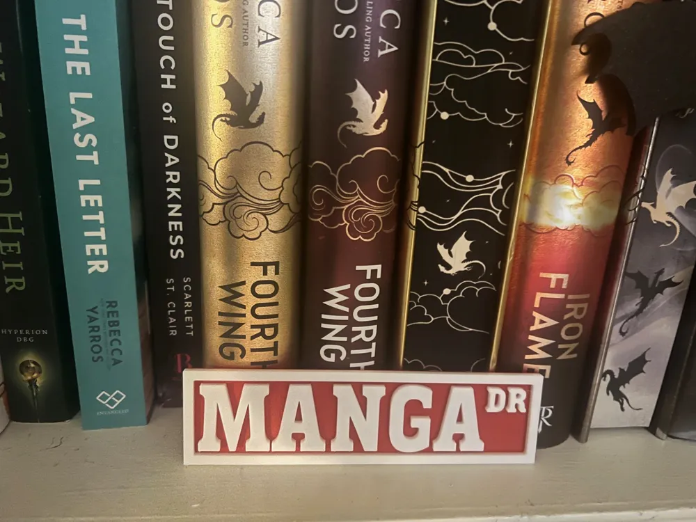 Bookshelf Sign – Manga Dr – Street Sign by SharpFamilyCreations ...