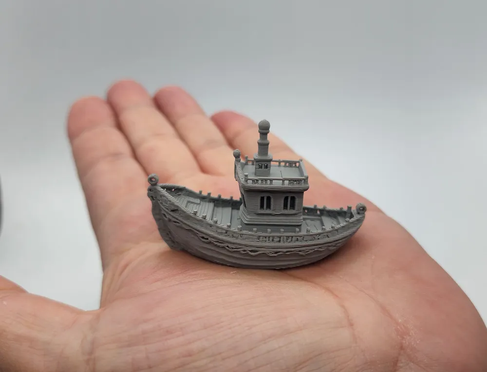 High Detail Benchmark Boat - No Supports - Free 3D Print Model - MakerWorld