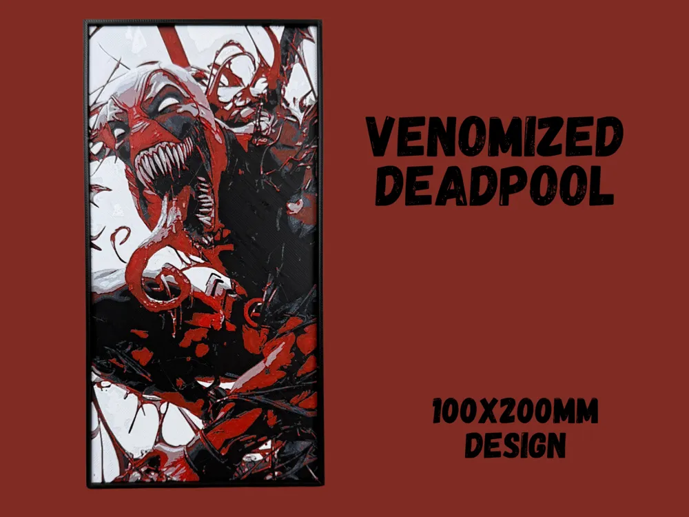 Venomized Deadpool - Marvel Comics by Canadian Gamer MakerWorld ...