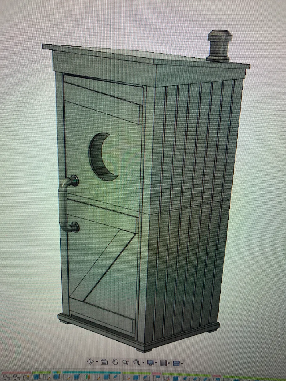 Toilet Paper Outhouse by Zzz3DSelkirk - MakerWorld