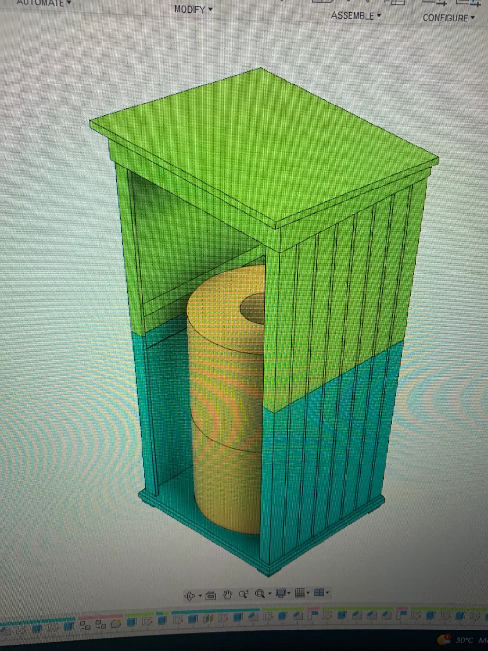 Toilet Paper Outhouse by Zzz3DSelkirk - MakerWorld