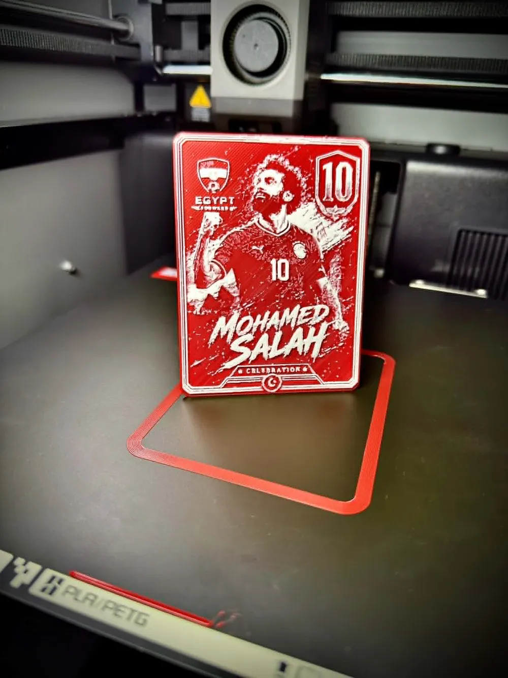 Mohamed Salah Player Card - Free 3D Print Model - MakerWorld