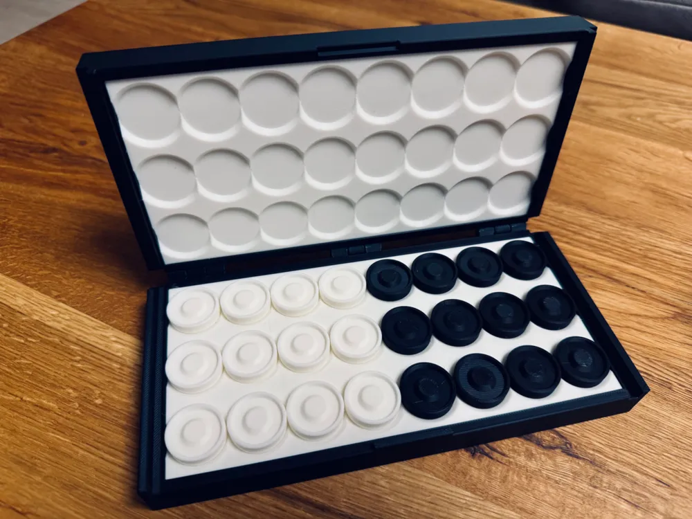 Checkers Set Print-In-Place - Free 3D Print Model - MakerWorld