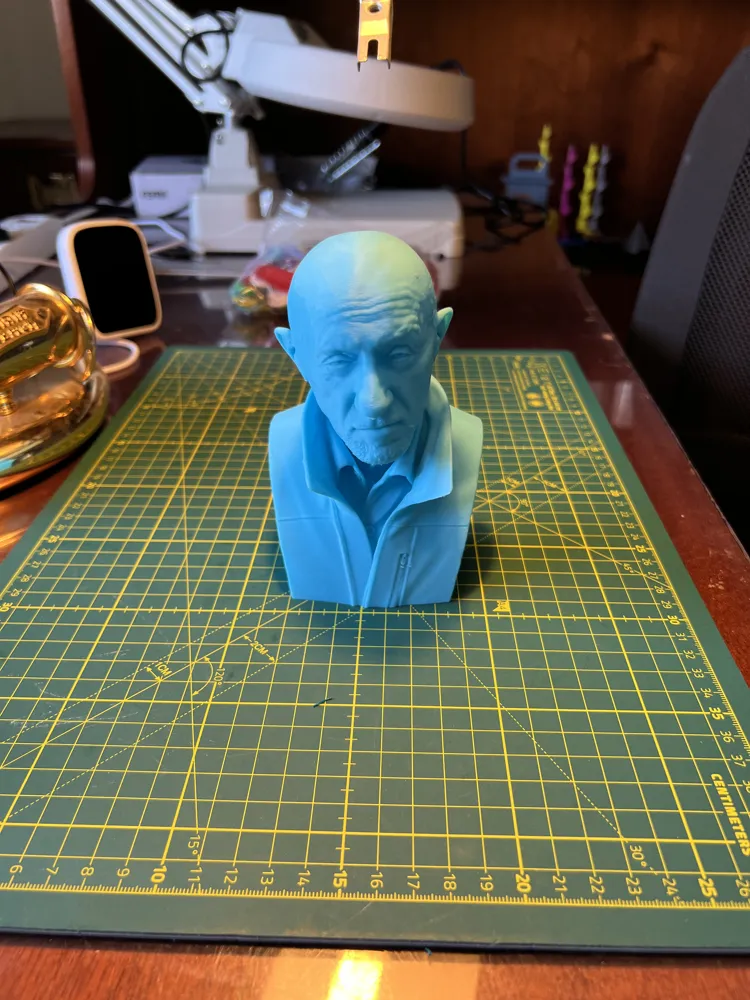 Mike Ehrmantraut bust by Predo MakerWorld: Download Free 3D Models