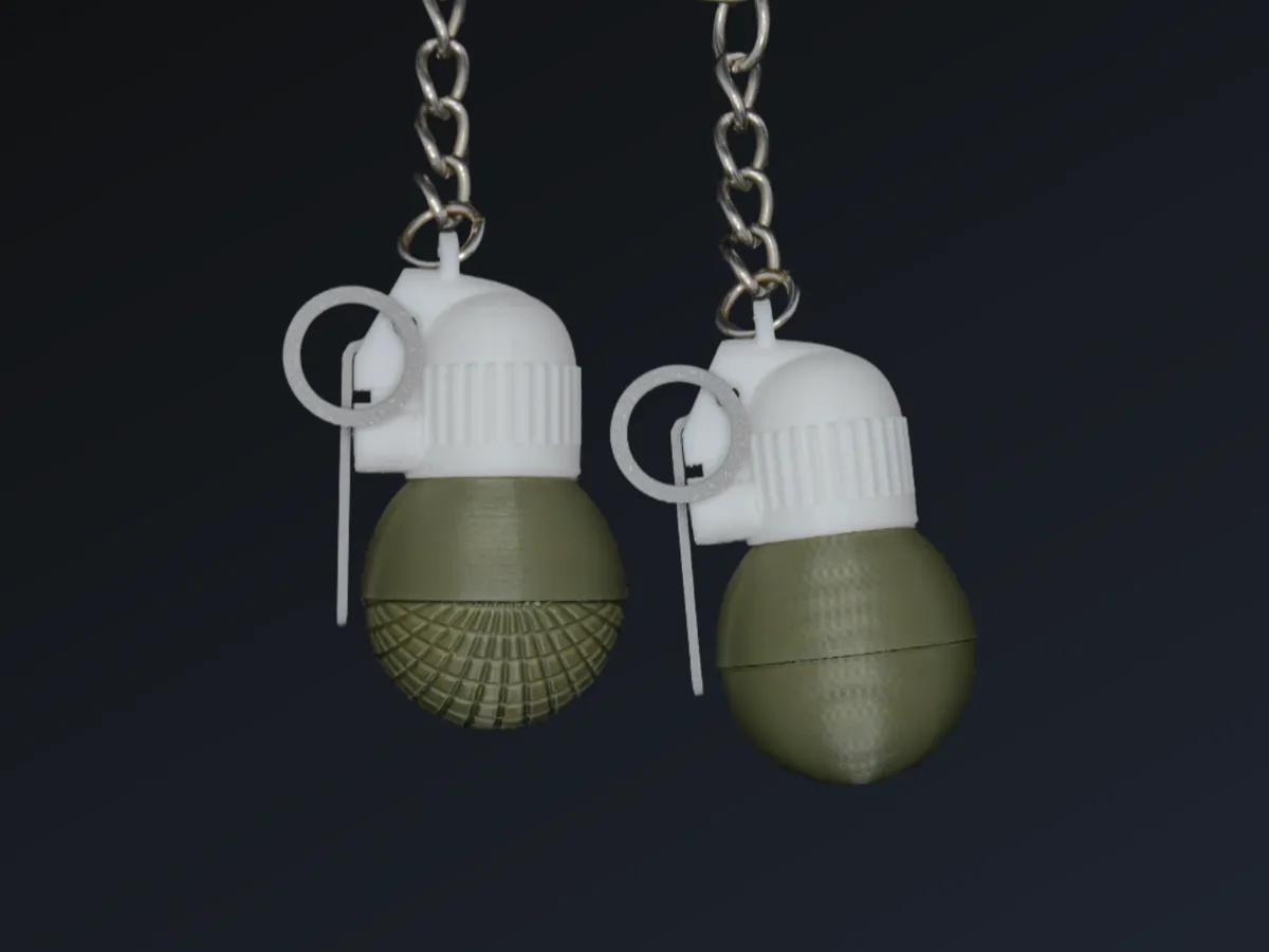 苏式RGO/RGN手榴弹挂饰（逃离塔科夫） 来自 WILL00027 MakerWorld：免费下载 3D 模型