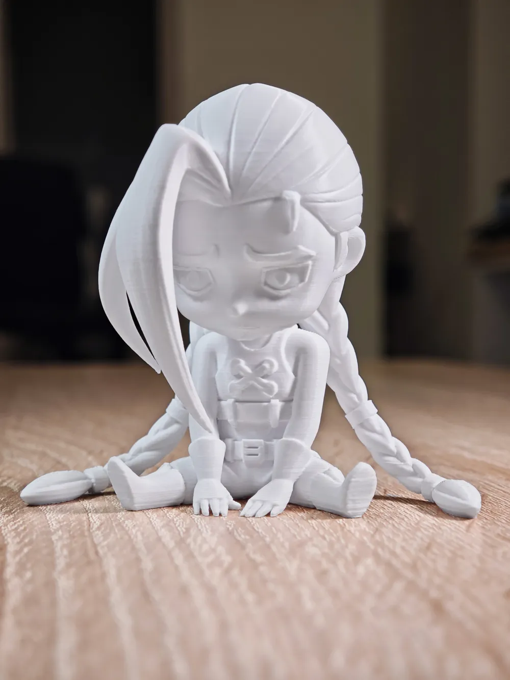 Jinx Sad Chibi (Arcane - LoL) - Free 3D Print Model - MakerWorld