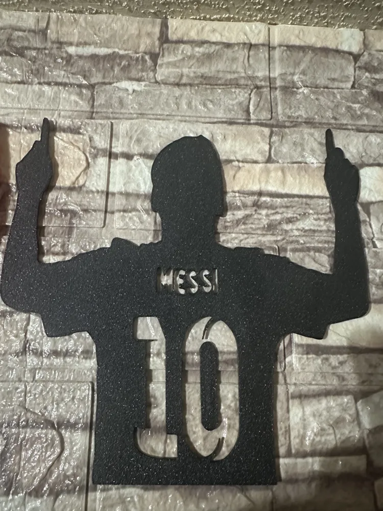 Messi 10 - Iconic Wall Art - Free 3D Print Model - MakerWorld