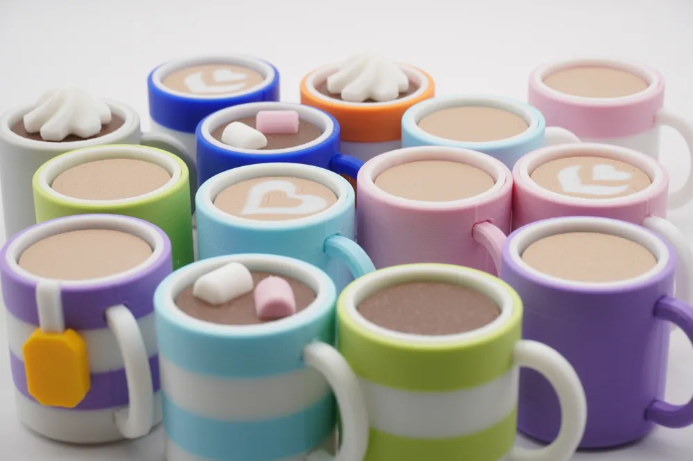 Caffe Latte Mug Fidget Clicker - Free 3D Print Model - MakerWorld