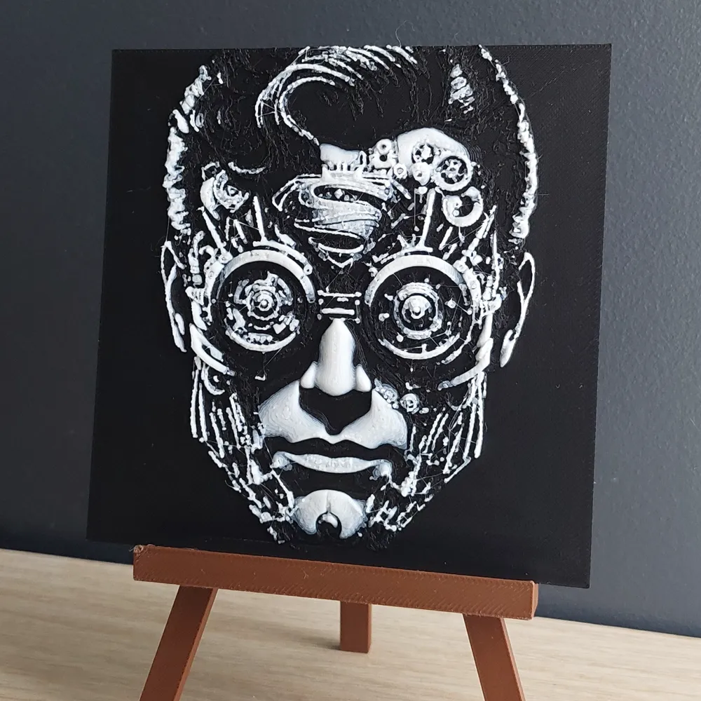 Hueforge - Superman steampunk by piersonnico - MakerWorld