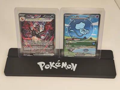 3d printed pokemon card stand - MakerWorld