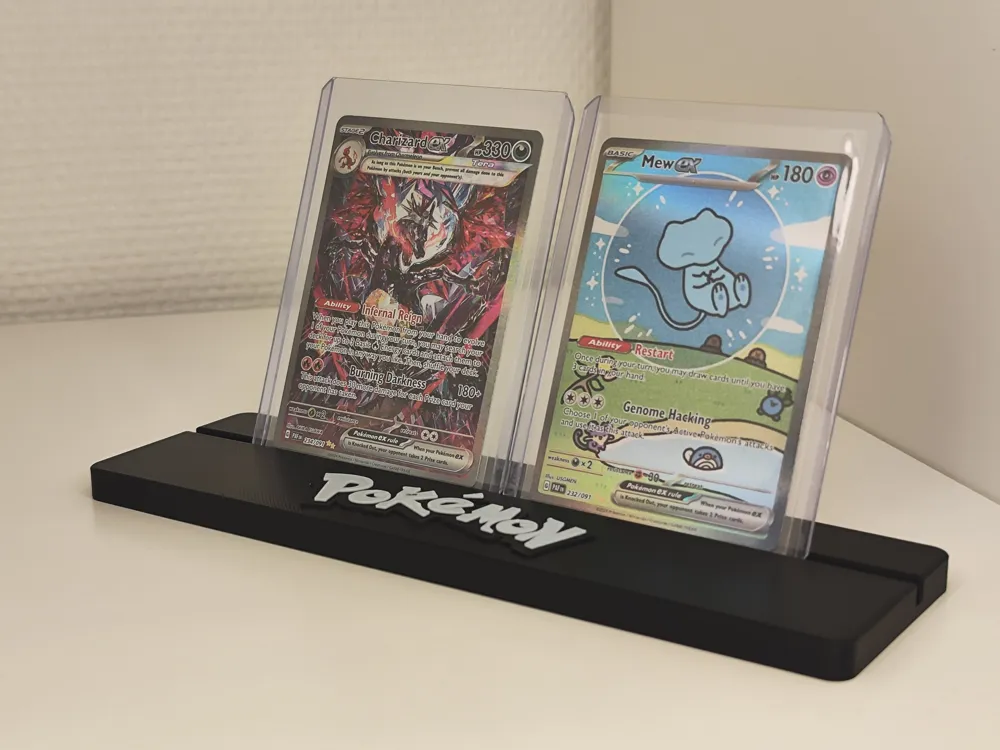 Pokemon TCG Collectible Card Stand by Crizzy MakerWorld: Download Free ...