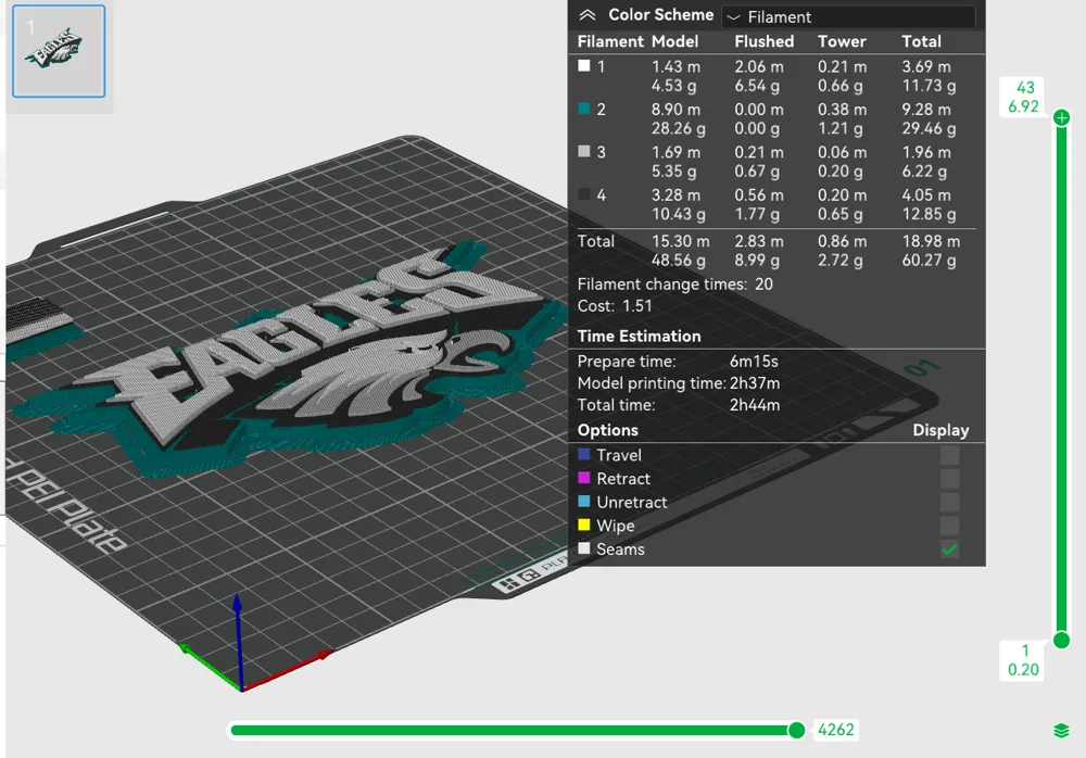 Philadelphia Eagles Pendant - Free 3D Print Model - MakerWorld