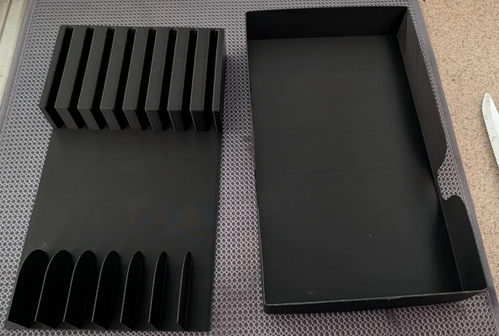 Gridfinity Cutco 2159 Bin and Tray - Free 3D Print Model - MakerWorld