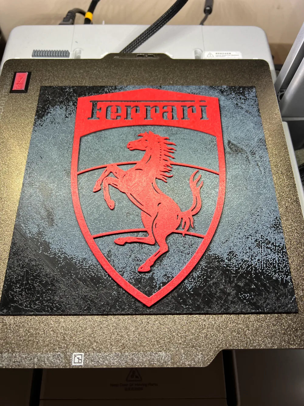 Ferrari Logo Hueforge - Free 3D Print Model - MakerWorld