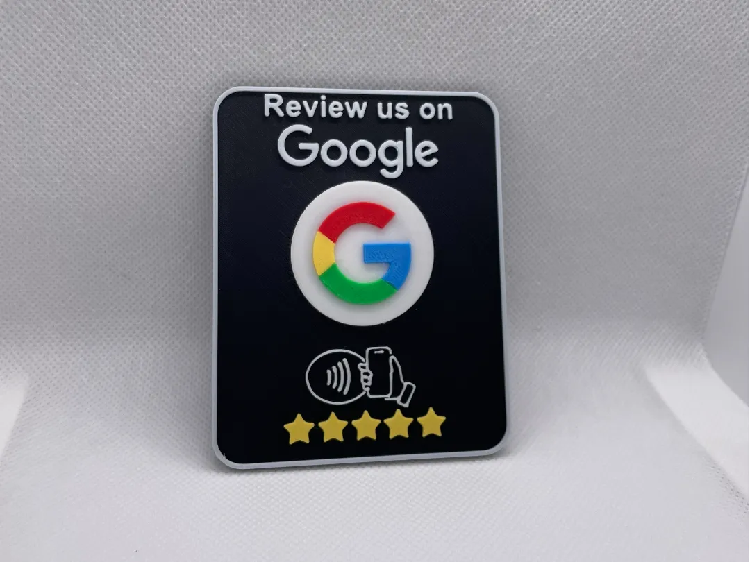 Custom Google Review Card - NFC - instant reviews - Free 3D Print Model ...