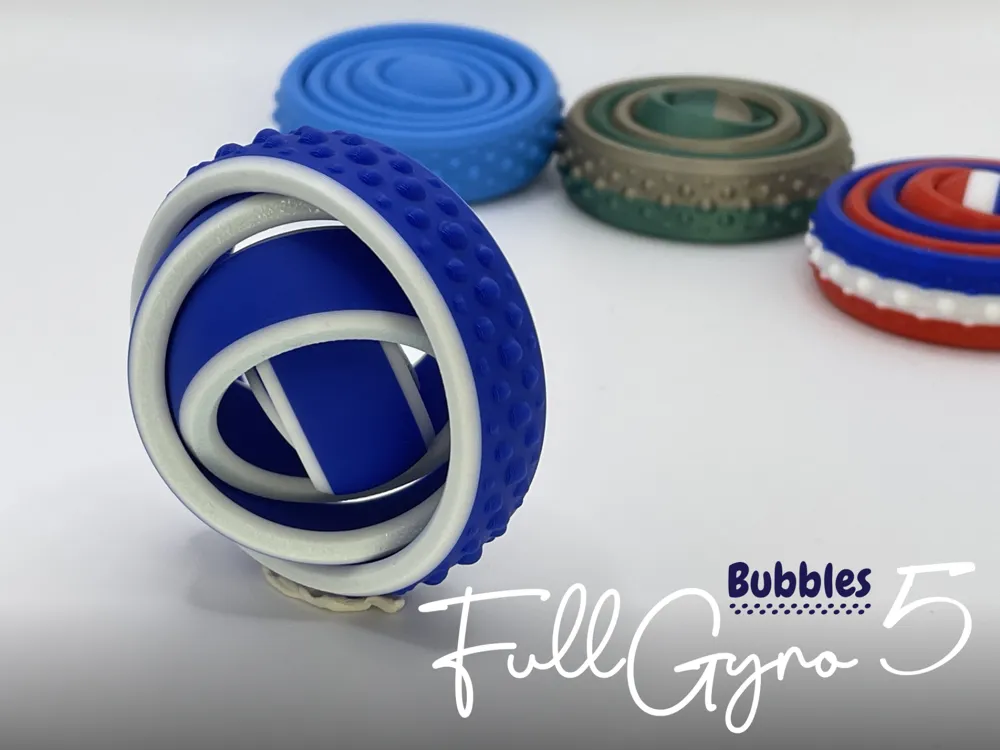 FullGyro4 Tire † Fidget Spinner († Tyre) by MalcTheOracle - MakerWorld