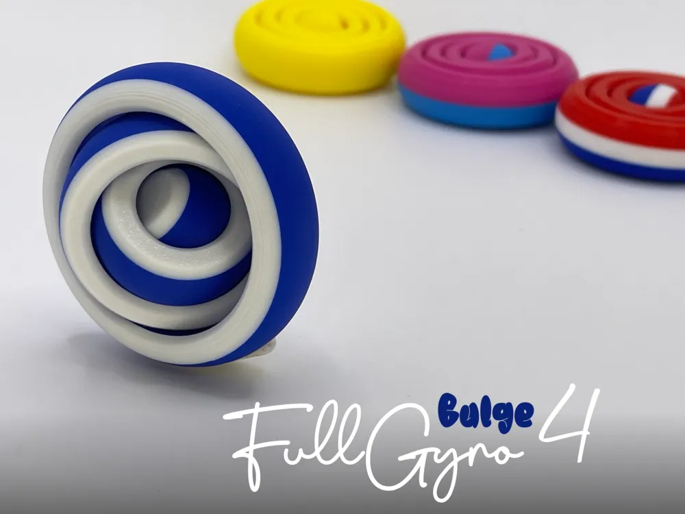 FullGyro4 Tire † Fidget Spinner († Tyre) by MalcTheOracle - MakerWorld